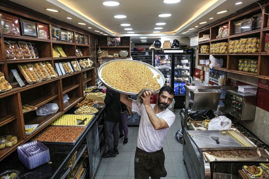 Maamoul Cake Maker Prepares Cakes Traditional Editorial Stock Photo ...