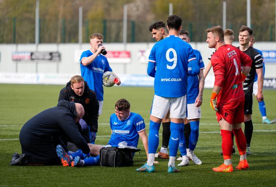 Conner Allan Rangers B Receives Treatment Editorial Stock Photo - Stock ...