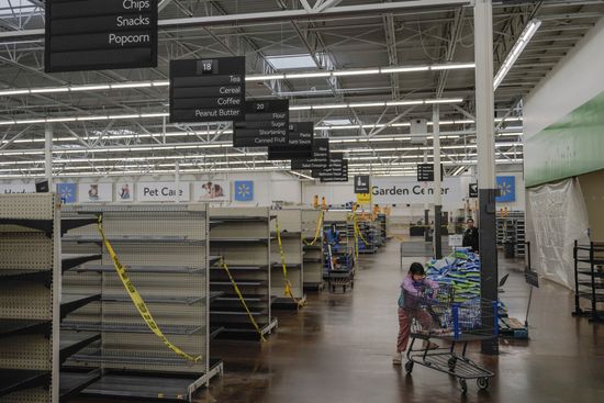Photo Shows Empty Storefront Where Walmart Editorial Stock Photo ...