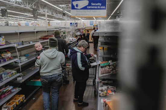 Photo Shows Empty Storefront Where Walmart Editorial Stock Photo ...