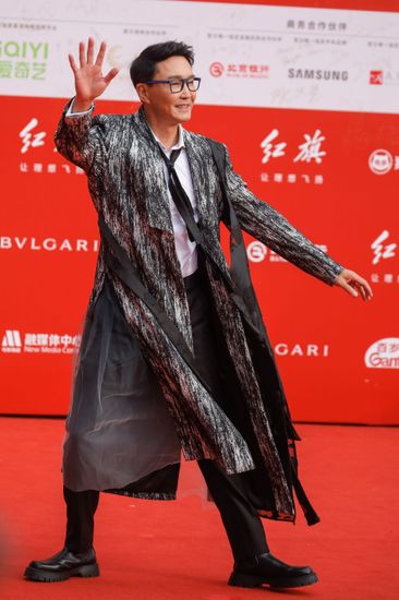 Chinese Actor Wu Gang Arrives On Editorial Stock Photo - Stock Image ...