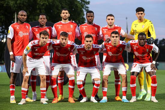 Sc Braga Players Pose Team Photo Editorial Stock Photo - Stock Image ...
