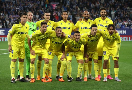Cadiz Team During Match Between Rcd Editorial Stock Photo - Stock Image ...