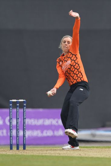 Georgia Adams Southern Vipers Bowling During Editorial Stock Photo ...