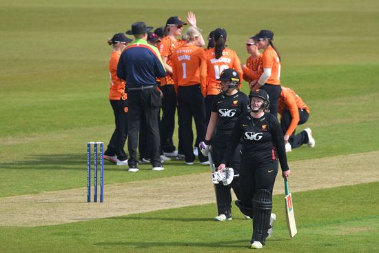 Wicket 10 1 Alice Macleod Sunrisers Editorial Stock Photo - Stock Image ...