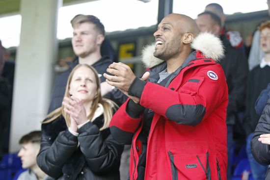 Crawley Fans Celebrate Full Time During Editorial Stock Photo - Stock ...