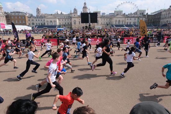 Tcs Mini London Marathon Hundreds Young Editorial Stock Photo - Stock ...