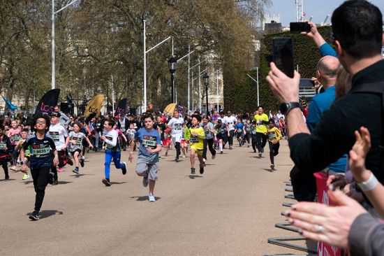 Tcs Mini London Marathon Hundreds Young Editorial Stock Photo - Stock ...
