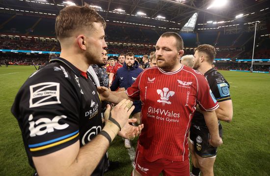 Elliot Dee Dragons Ken Owens Scarlets Editorial Stock Photo - Stock ...