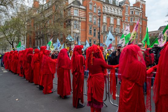 Red Rebels Outside House Commons Thousands Editorial Stock Photo ...