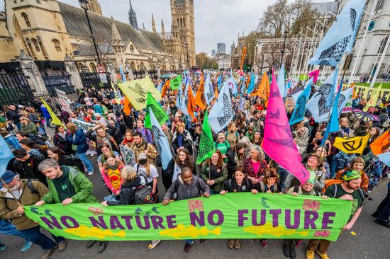 No Nature No Future Extinction Rebellion Editorial Stock Photo - Stock ...