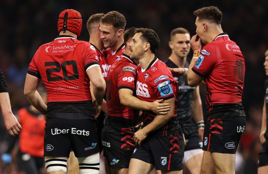 Max Llewellyn Cardiff Celebrates Scoring Try Editorial Stock Photo ...