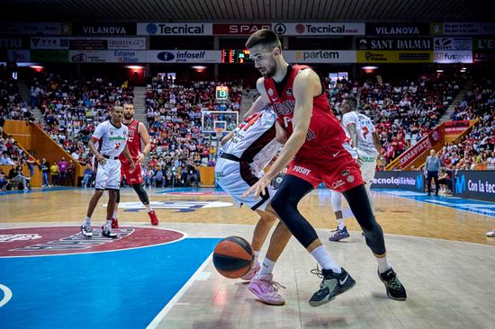 Dusan Miletic Basquet Girona Action During Editorial Stock Photo ...