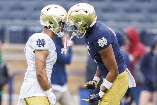 Notre Dame Defensive Back Jaden Mickey Editorial Stock Photo - Stock ...
