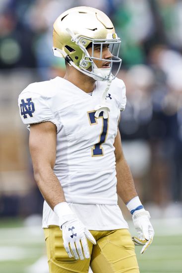 Notre Dame Defensive Back Jaden Mickey Editorial Stock Photo - Stock ...