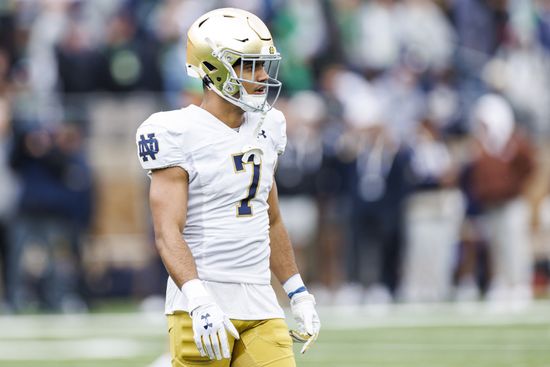 Notre Dame Defensive Back Jaden Mickey Editorial Stock Photo - Stock ...