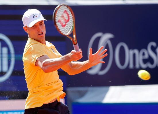 Christopher Oconnell Australia Hits Return During Editorial Stock Photo ...