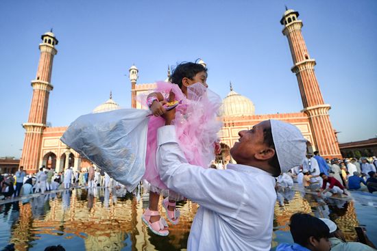 Muslim Man Plays His Kid Jama Editorial Stock Photo - Stock Image ...