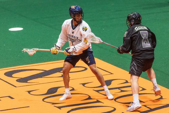 Georgia Swarm Forward Lyle Thompson 4 Editorial Stock Photo - Stock ...