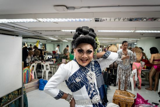 Thai Drag Queen Srimala Poses Photo Editorial Stock Photo - Stock Image ...