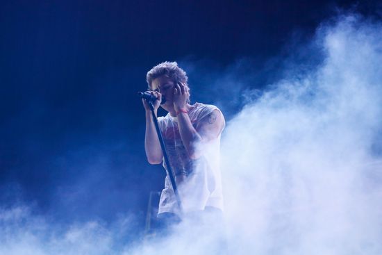 Kid Laroi Performs On Stage During Editorial Stock Photo - Stock Image ...