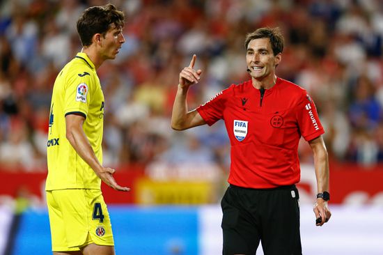 Referee Ricardo De Burgos Bengoetxea Pau Editorial Stock Photo - Stock ...