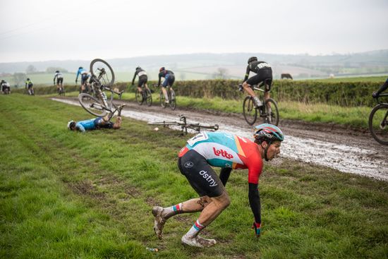 Lotto Destiny Rider Slides Out On Editorial Stock Photo - Stock Image ...