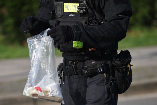 Police Officer Carries Set Police Instruments Editorial Stock Photo ...