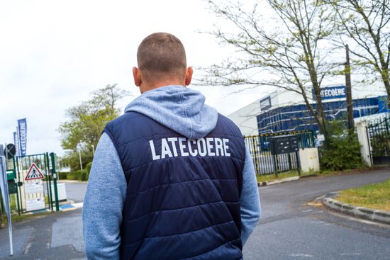 Latecoere Logo Montredon Factory Workers On Editorial Stock Photo ...