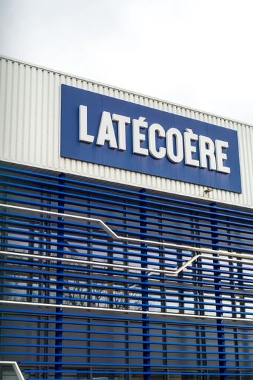 Latecoere Logo Montredon Factory Workers On Editorial Stock Photo ...