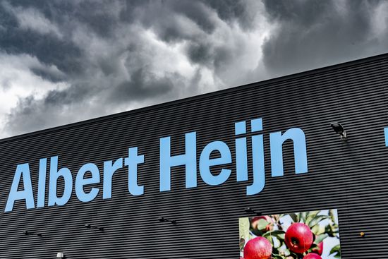 Empty Shelves Albert Hein Supermarket Employees Editorial Stock Photo ...