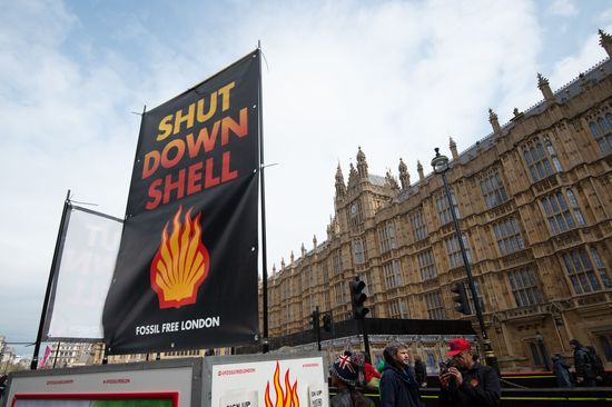 Shut Down Shell Fossil Free London Editorial Stock Photo - Stock Image ...