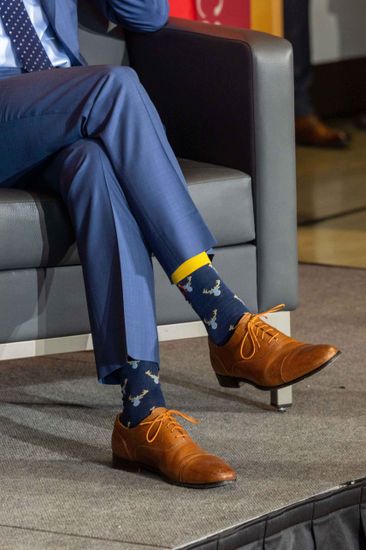 Socks Moose Motif Justin Trudeau President Editorial Stock Photo ...