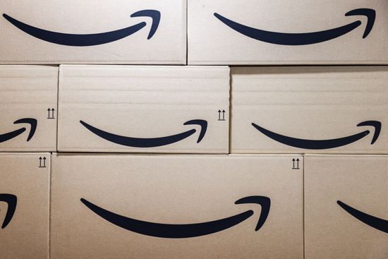 Amazon Prime Packages Seen Amazon Stand Editorial Stock Photo - Stock ...
