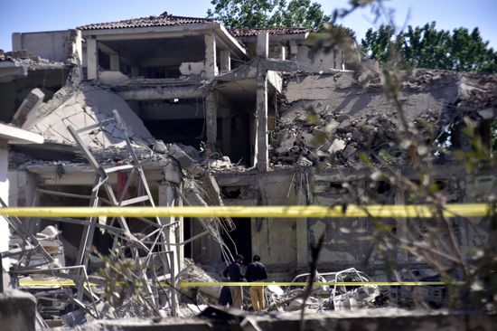 Damaged Buildings Counterterrorism Department Police Station Editorial ...
