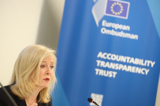 European Ombudsman Emily Oreilly Pictured During Editorial Stock Photo ...