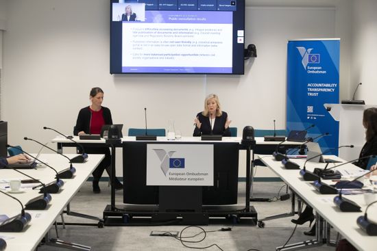 European Ombudsman Emily Oreilly Pictured During Editorial Stock Photo ...
