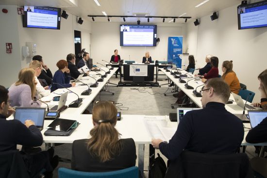 European Ombudsman Emily Oreilly Pictured During Editorial Stock Photo ...