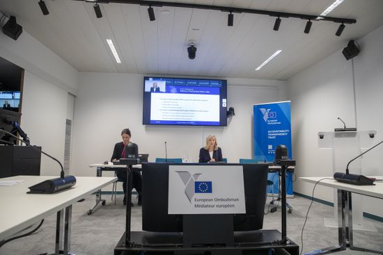 European Ombudsman Emily Oreilly Pictured During Editorial Stock Photo ...