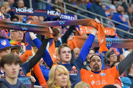 Fc Cincinnati Fans Seen During Major Editorial Stock Photo - Stock ...