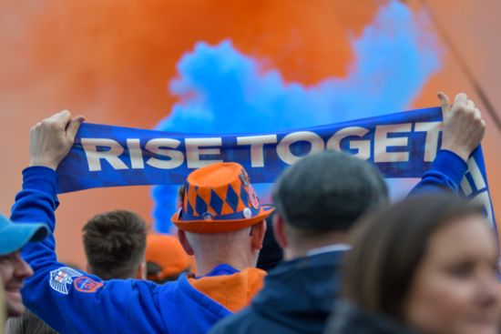 Fc Cincinnati Fans Seen During Major Editorial Stock Photo - Stock ...