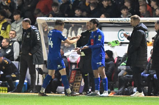 Substitution Toby Sims 14 Harrogate Town Editorial Stock Photo - Stock ...