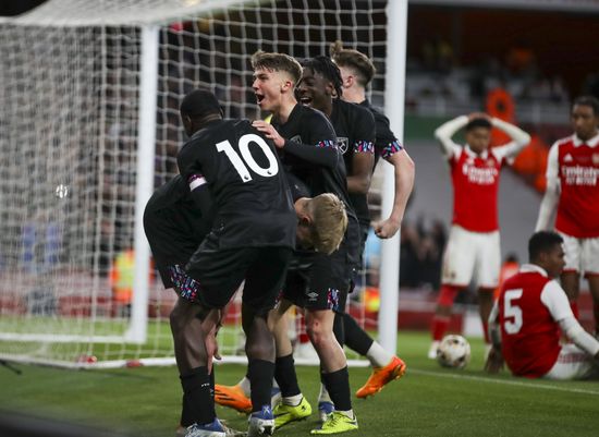 Kaelan Casey West Ham United Celebrates Editorial Stock Photo - Stock ...