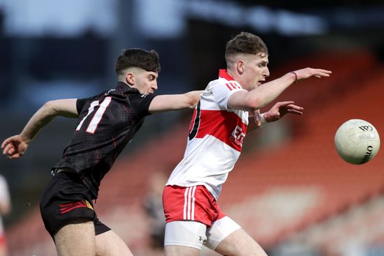 Derry Vs Down Derrys Peter Mccullagh Editorial Stock Photo - Stock ...