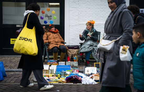Utrecht Annual Flea Market Center Utrecht Editorial Stock Photo - Stock ...