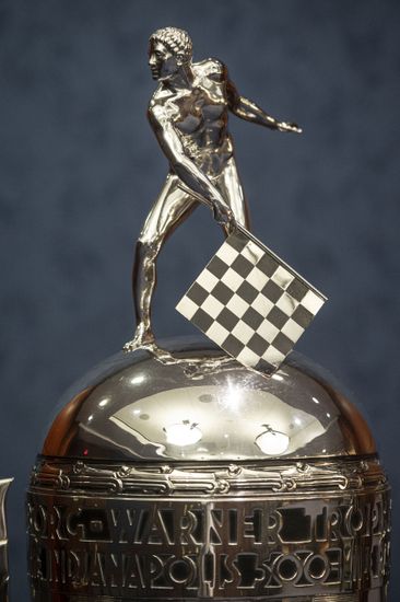 Borgwarner Trophy Which Commemorates Winner Each Editorial Stock Photo ...
