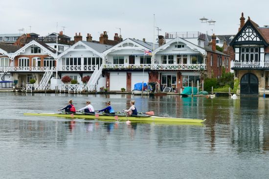 Members Leander Club Rowing Teams Train Editorial Stock Photo - Stock ...