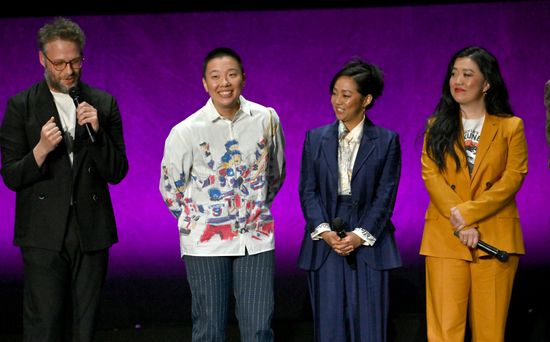Seth Rogan Sabrina Wu Stephanie Hsu Editorial Stock Photo - Stock Image ...
