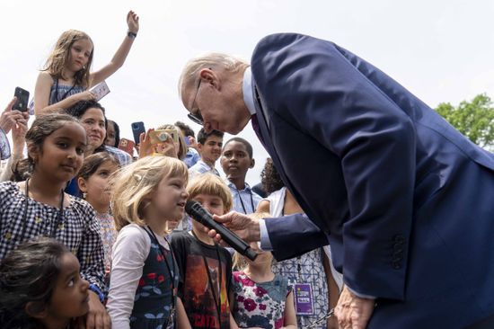 Young Girl Asks United States President Editorial Stock Photo - Stock ...