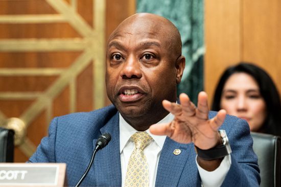 Us Senator Tim Scott Rsc Speaking Editorial Stock Photo - Stock Image ...